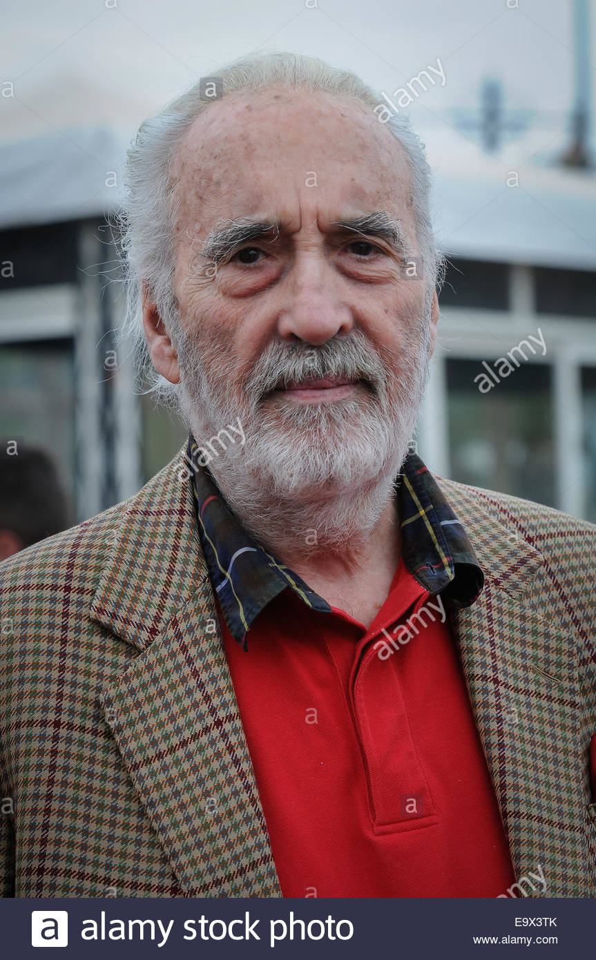 Actor Christopher Lee Stock Photos & Actor Christopher Lee Stock Images ...