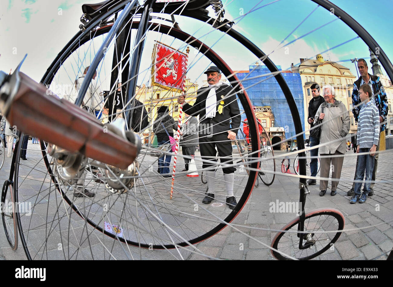 Members of Czech Velocipedists' Club 1880, supposedly the oldest sport ...
