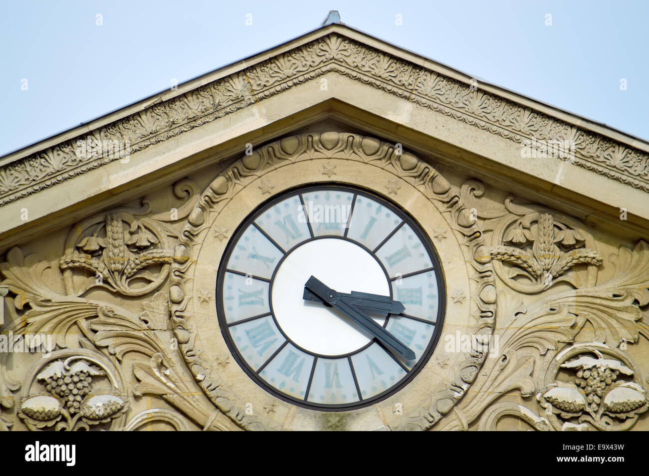 Roman Style clock Stock Photo - Alamy