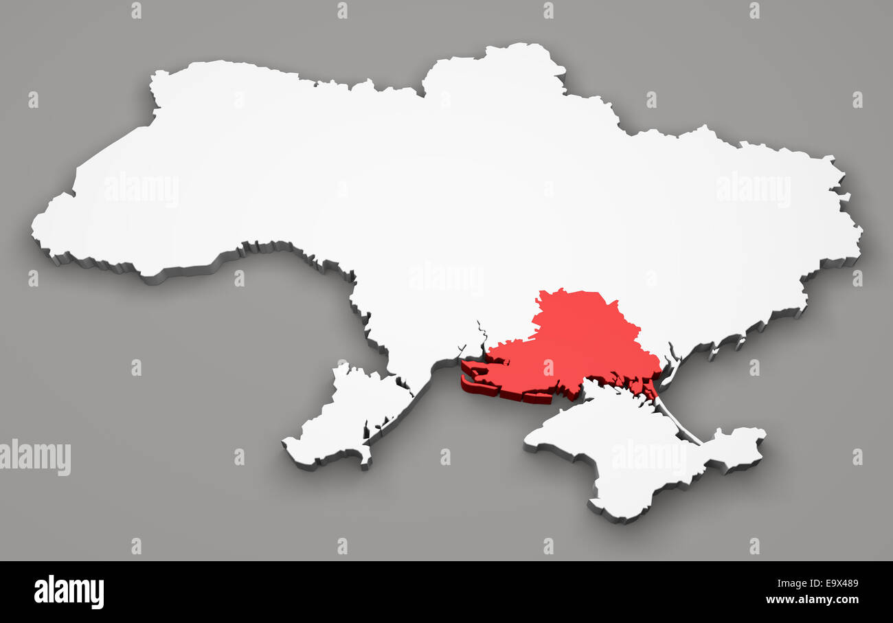 Kherson map hi-res stock photography and images - Alamy