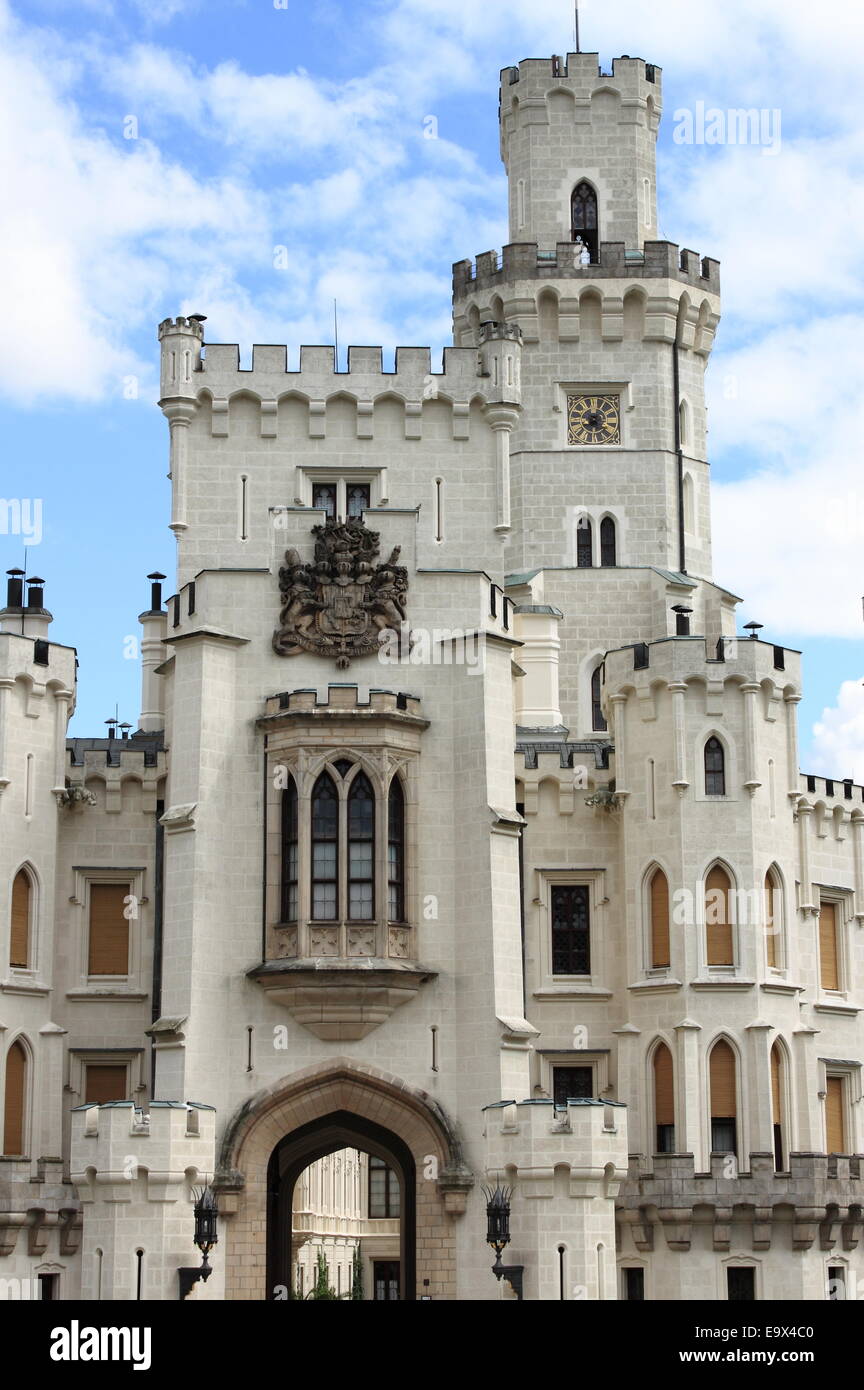 Hluboka castle, Czech Republic Stock Photo - Alamy