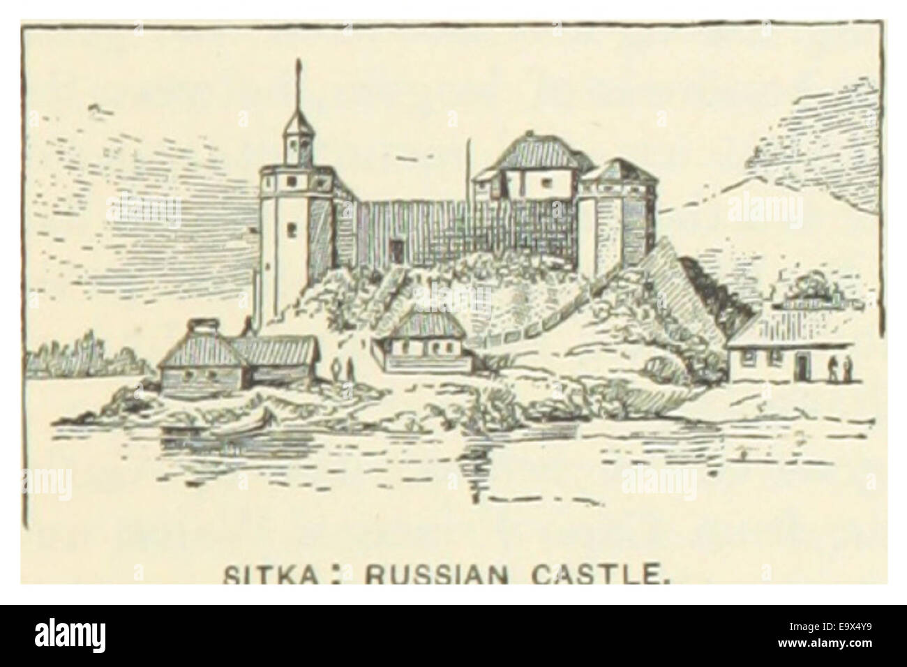 Sitka map Cut Out Stock Images & Pictures - Alamy