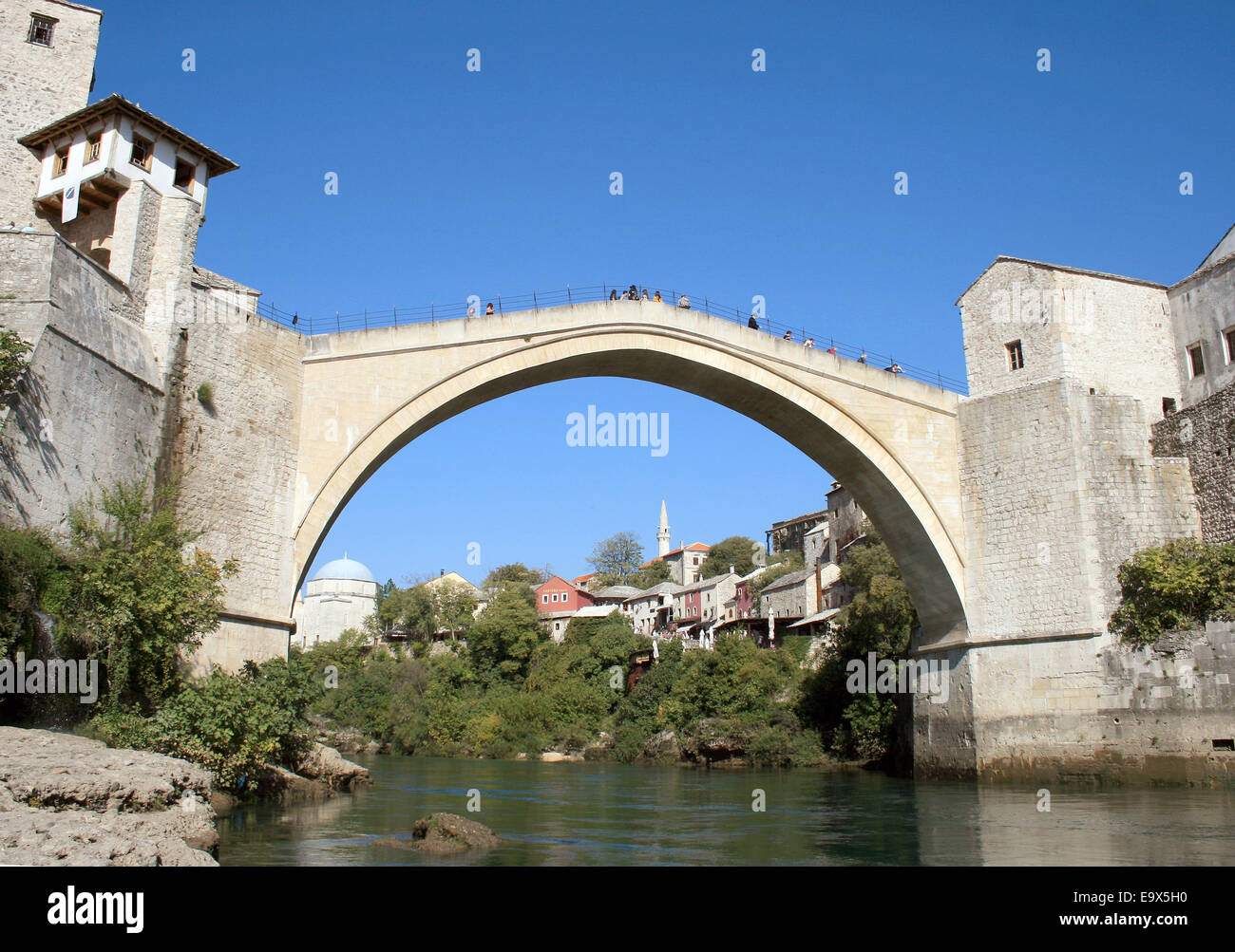 The Stari Most in Mostar, Bosnia and Hercegovina, pictured on 22 ...