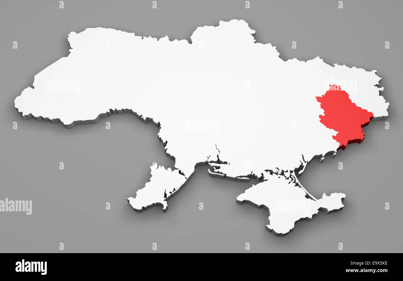 Map of donetsk hi-res stock photography and images - Alamy