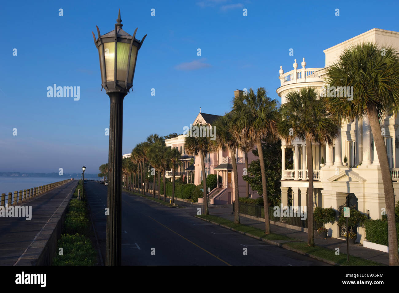 ANTEBELLUM HOMES THE BATTERY CHARLESTON HARBOR CHARLESTON SOUTH ...