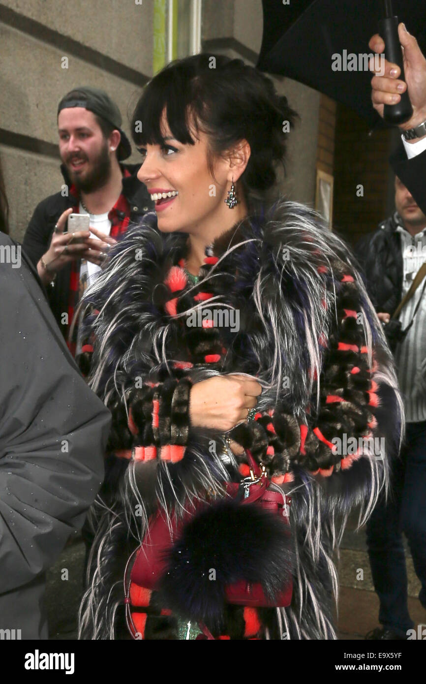 Celebrities arrive at Chanel VIP tea party Featuring: Lily Allen Where ...