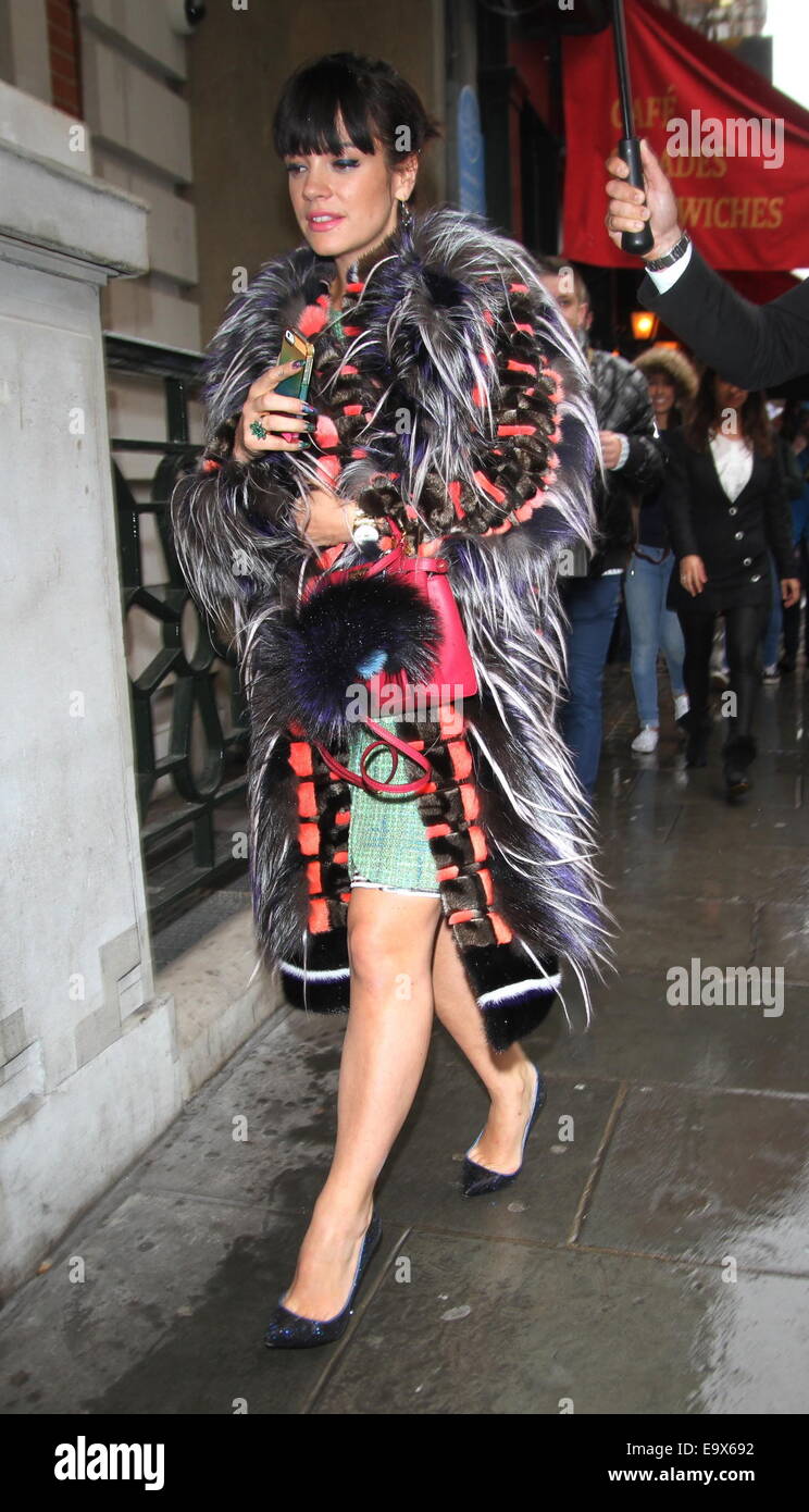 Chanel VIP Tea Party launch in Covent Garden Featuring: Lily Allen ...