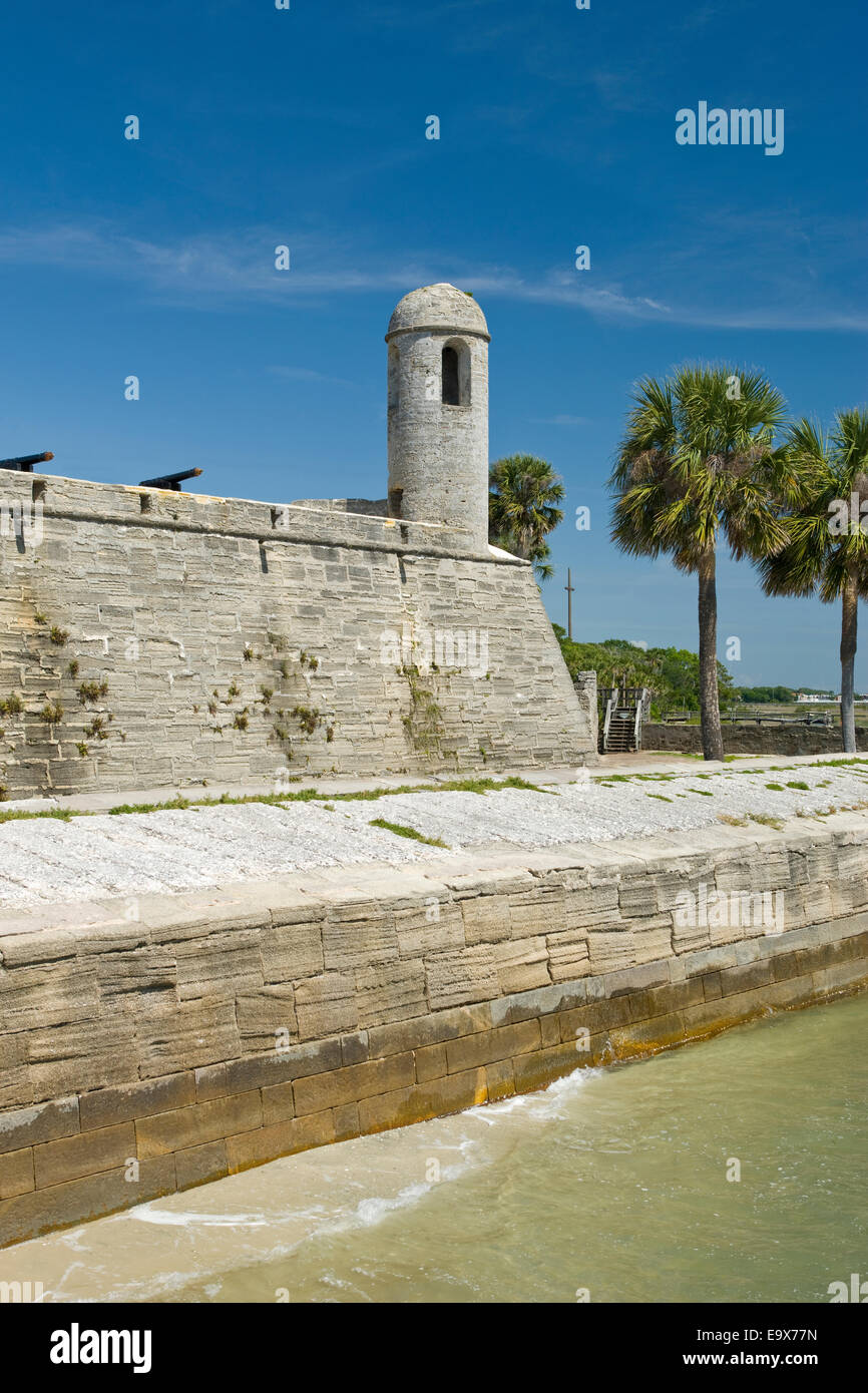 CASTILLO SAN MARCO NATIONAL MONUMENT MATANZAS BAY ST AUGUSTINE FLORIDA ...