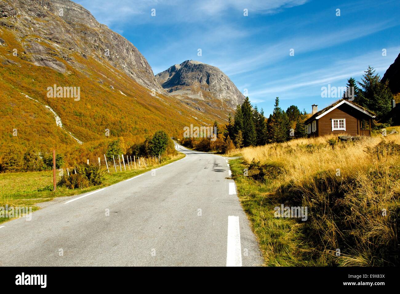 Beautiful Norwegian landscape Stock Photo - Alamy