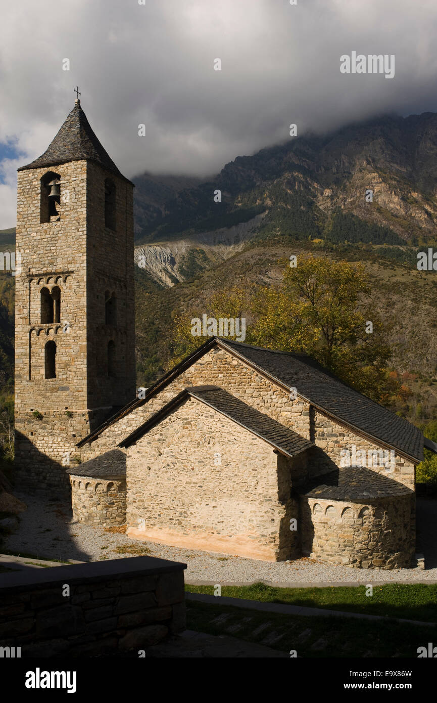 Sant Joan de Boi romanesque church. Vall de Boi, Lleida, Catalonia ...