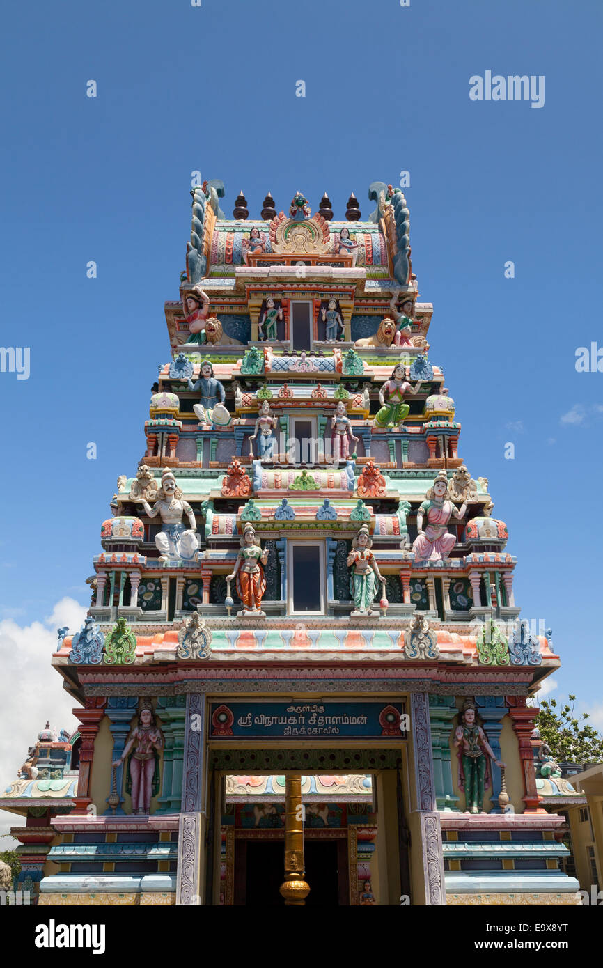 Hindu temple mauritius hi-res stock photography and images - Alamy