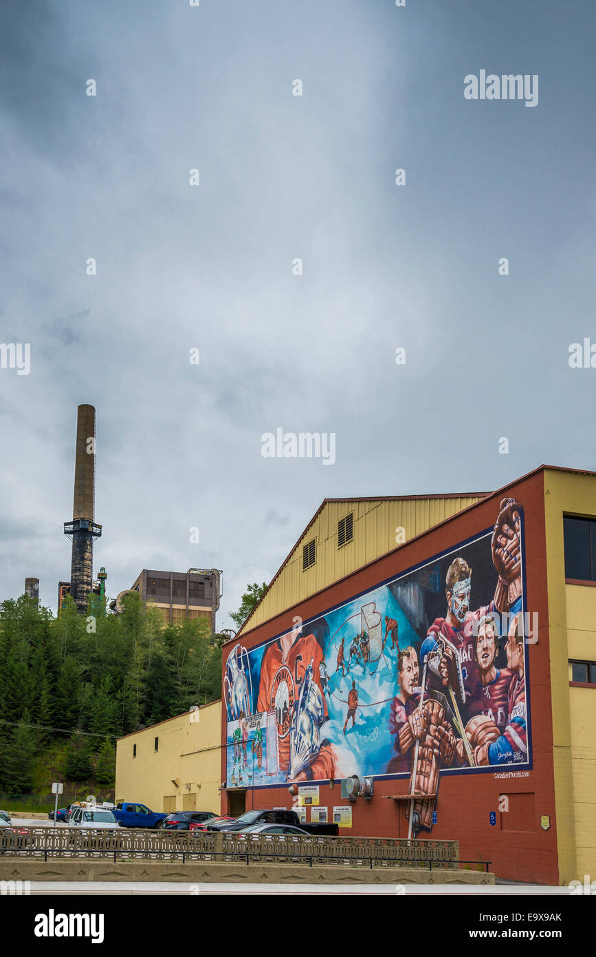 Mural cominco smelter hi-res stock photography and images - Alamy