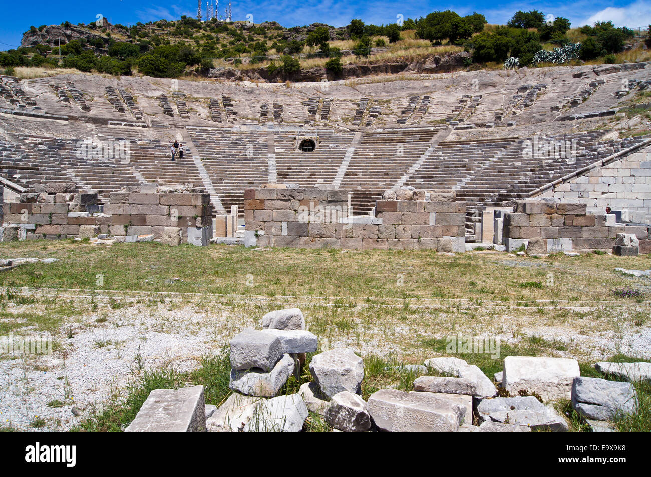 Dorian and Roman amphitheatre, Odeon, Halicarnassus, 4th. century BC ...