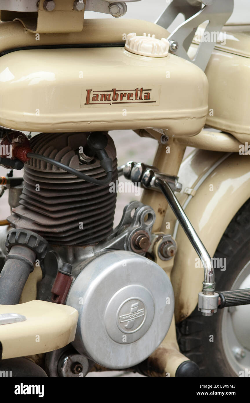 Lambretta scooter moped hi-res stock photography and images - Alamy