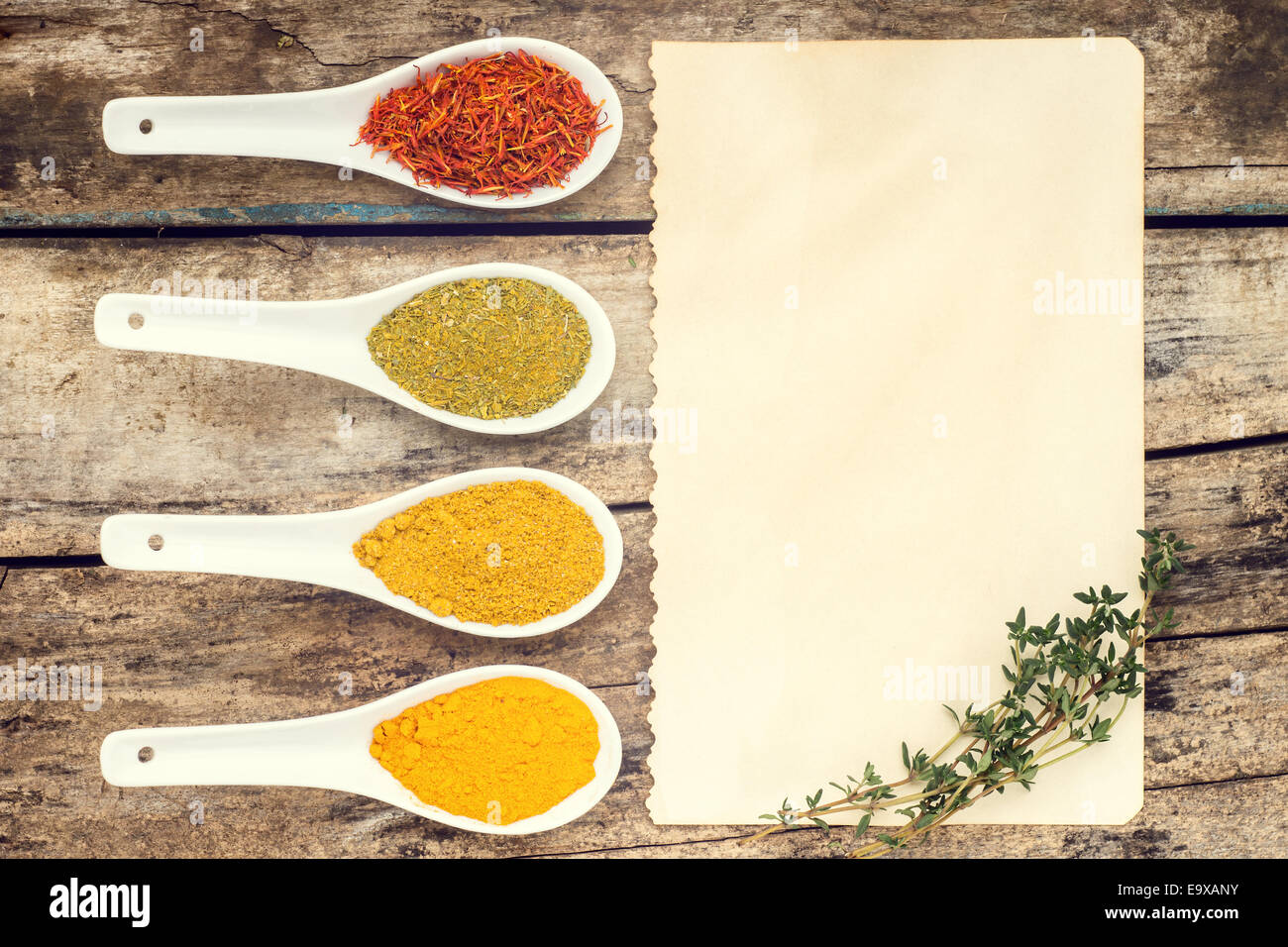 Recipe background hi-res stock photography and images - Alamy