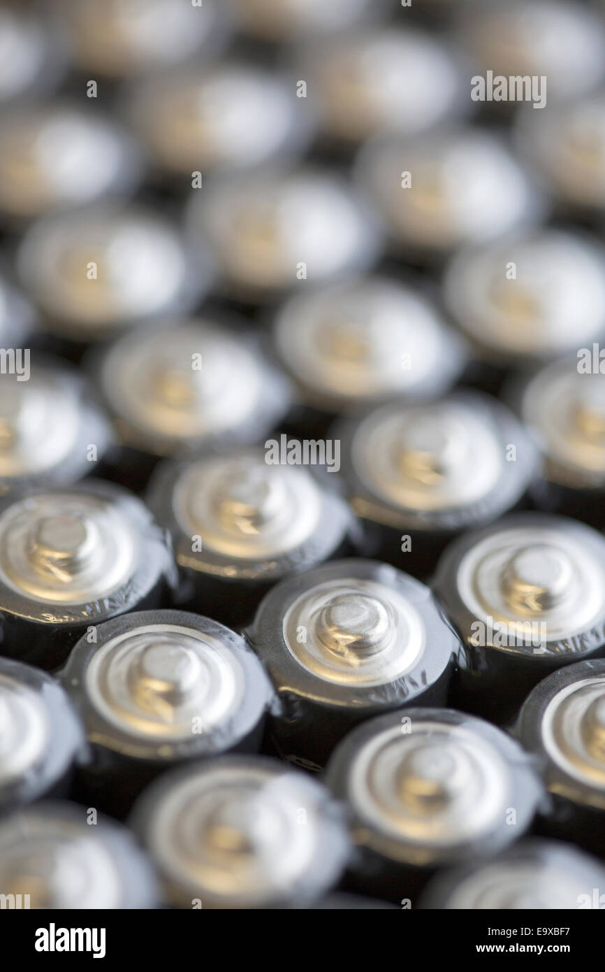 AA Batteries storage pack Stock Photo - Alamy