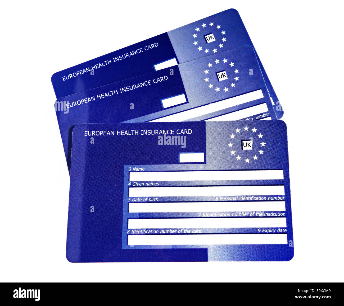 European health insurance card hi-res stock photography and images - Alamy