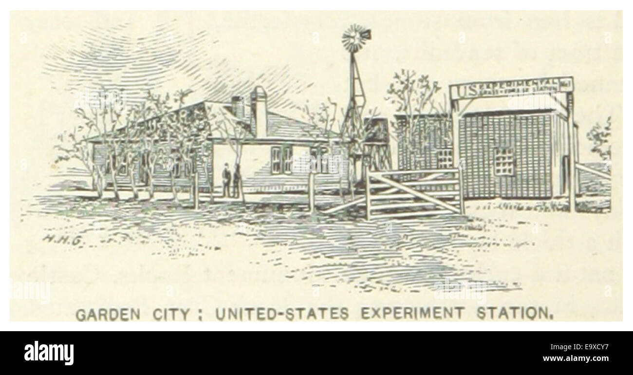US-KS(1891) p268 GARDEN CITY, US EXPERIMENT STATION Stock Photo - Alamy