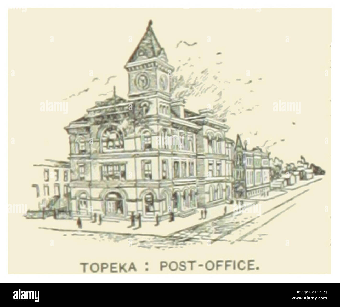 American post office 19th century Cut Out Stock Images & Pictures - Alamy