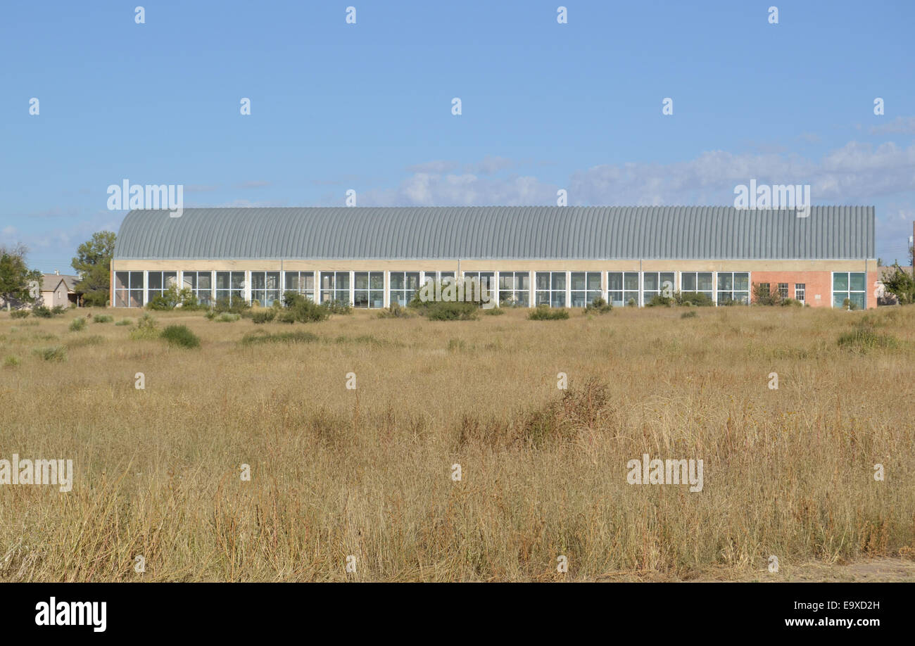 Marfa, Texas Donald Judd Art Center- Chinita Foundation Stock Photo - Alamy