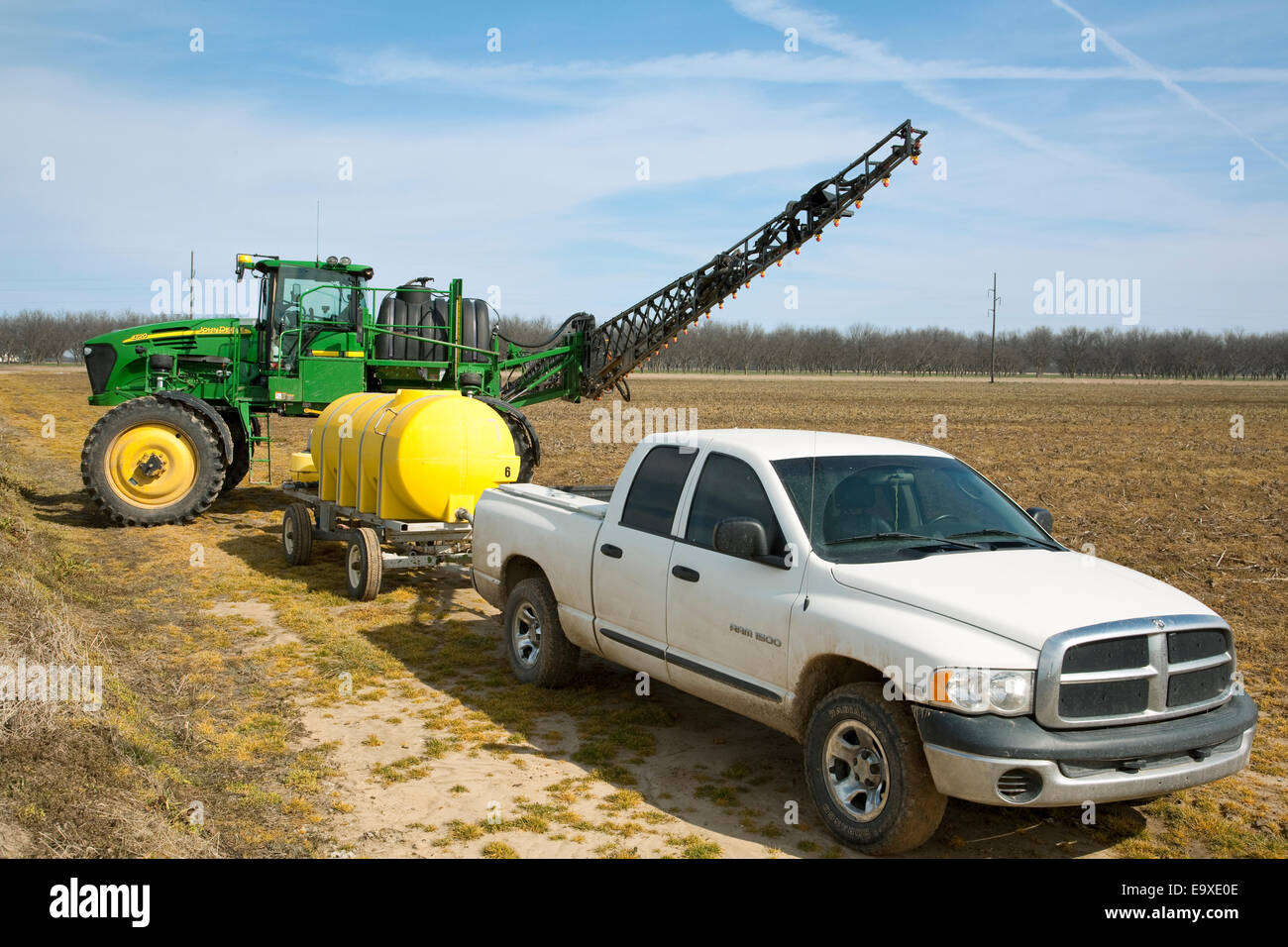 Tank truck tractor sprayer chemicals hi-res stock photography and ...