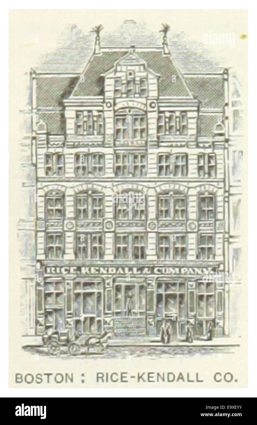 This 1891 illustration depicts the Rice-Kendall Company building in ...