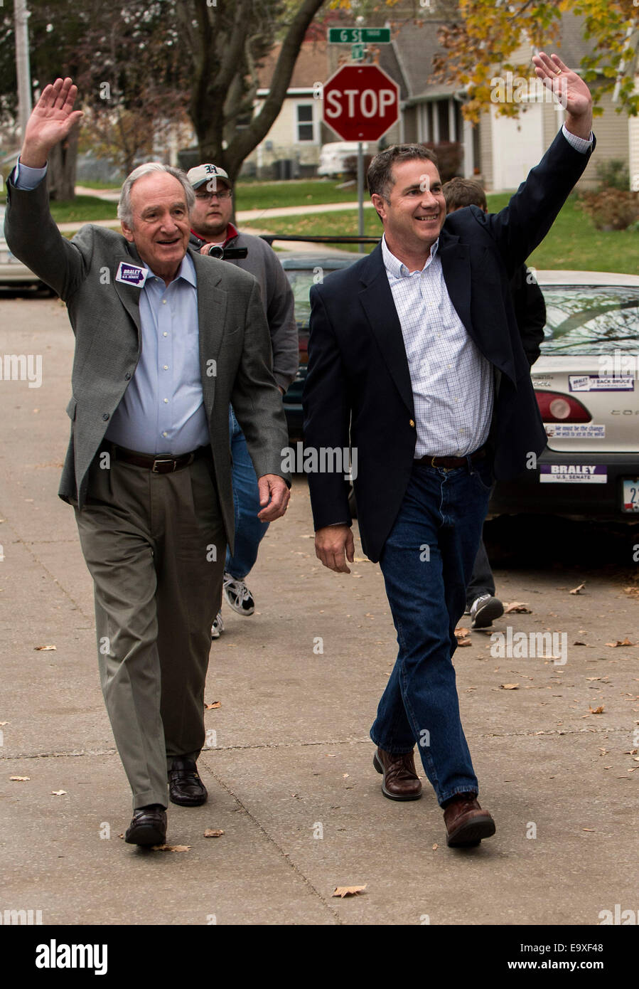 Iowa City, Iowa, USA. 3rd Nov, 2014. Retiring Iowa Senator TOM HARKIN ...