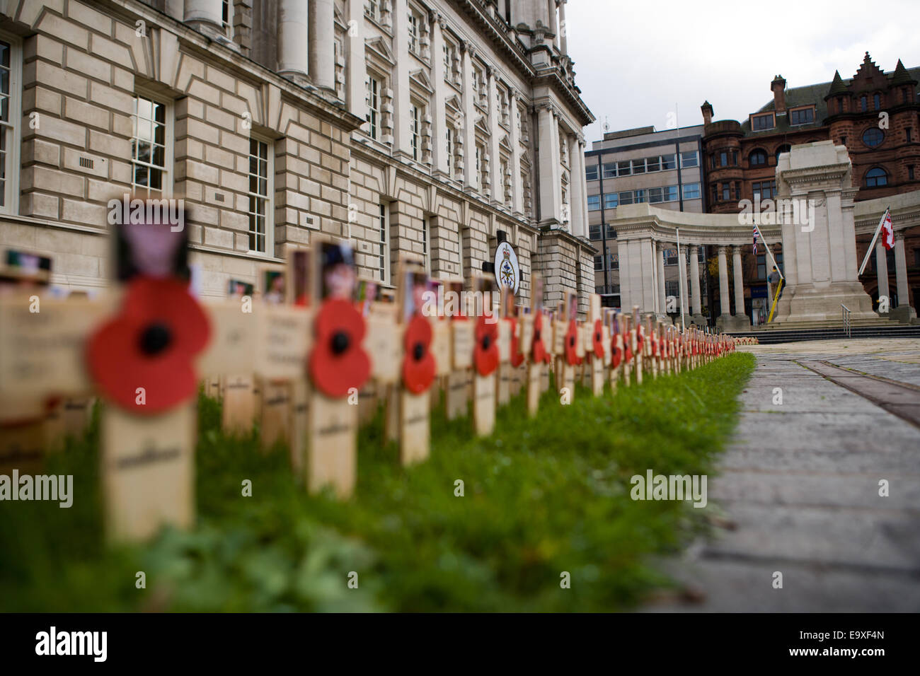 Belfast, Ireland. 3rd November 2014. The British Legion opened the ...
