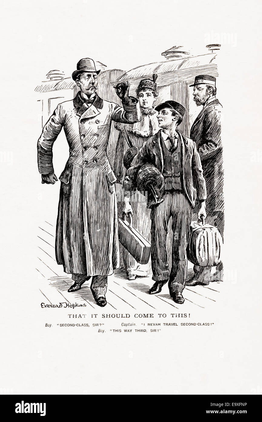 satirical Victorian illustration from 1892 by Edward Hopkins, “That it ...