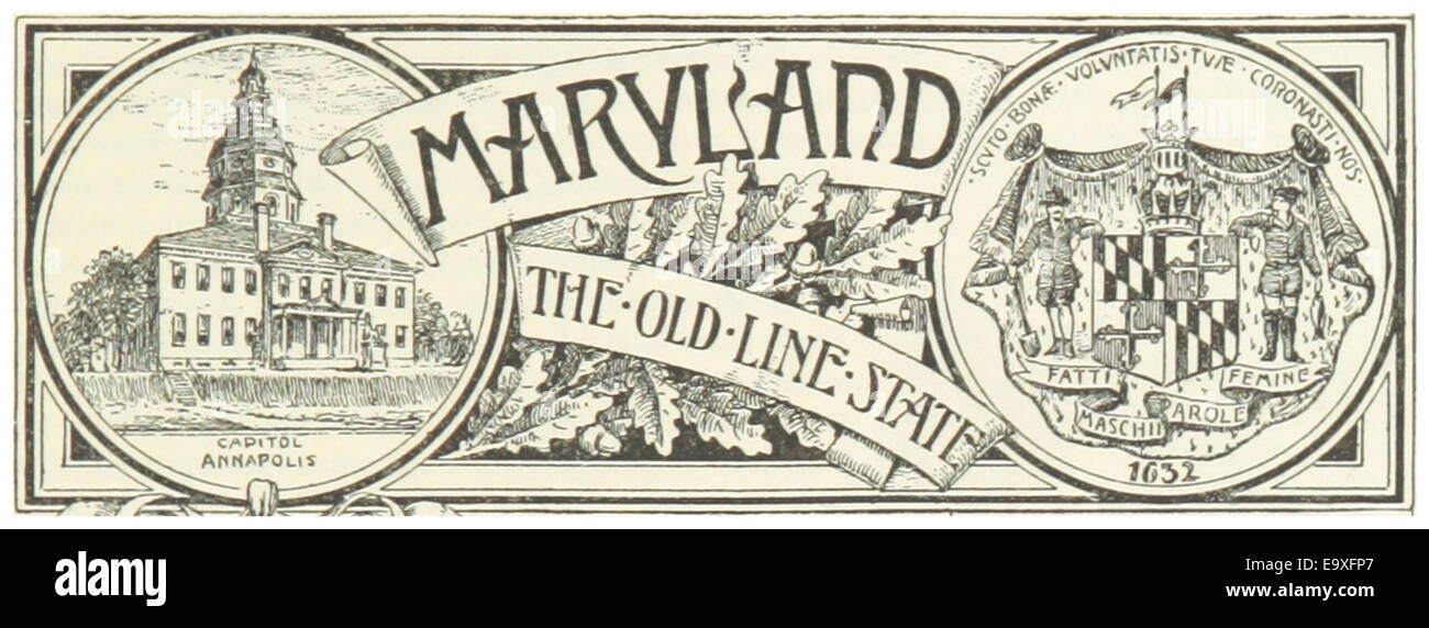 This 1891 entry references Maryland, known as *The Old Line State*. The ...