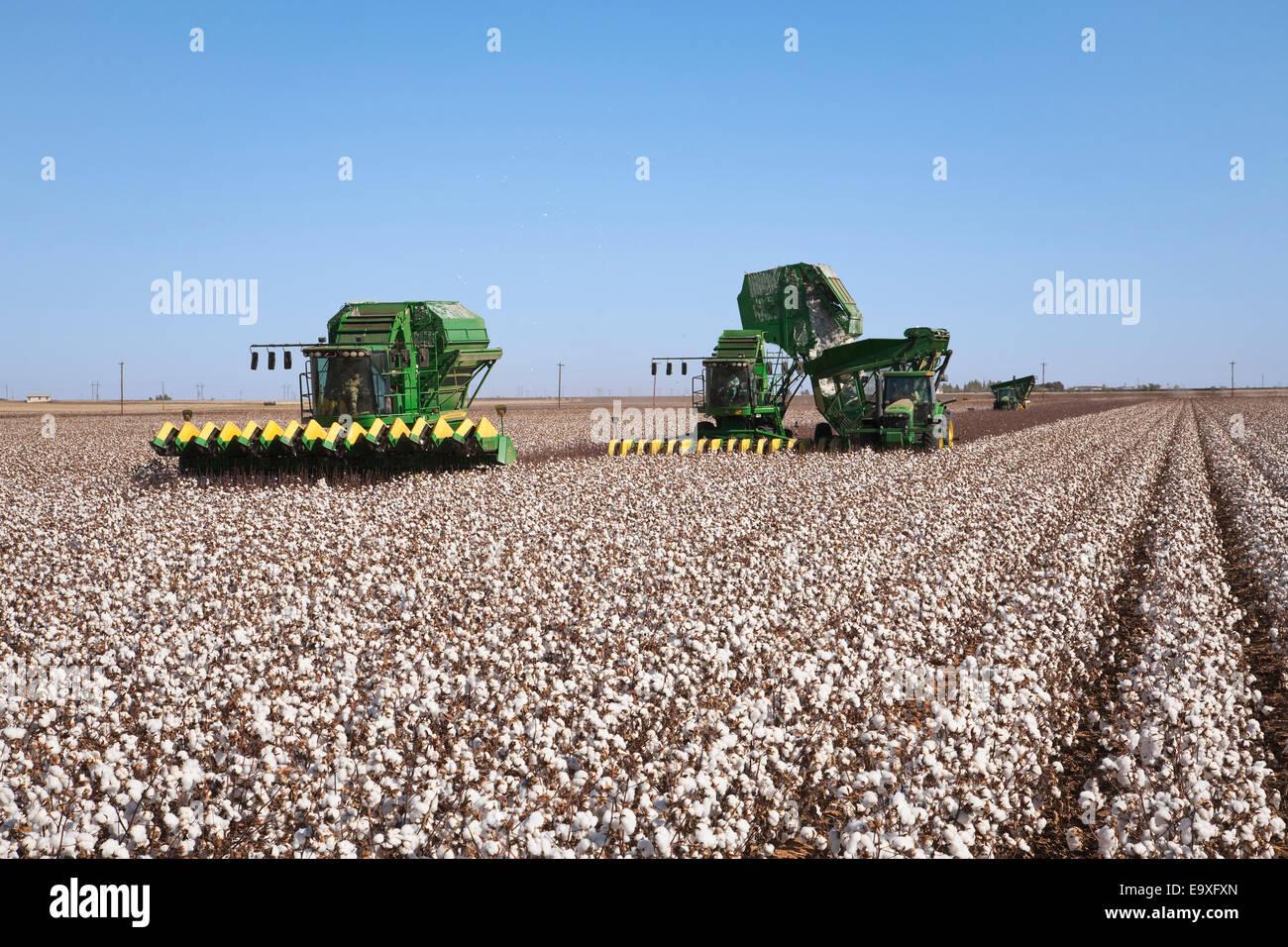 Texas cotton farm equipment hi-res stock photography and images - Alamy