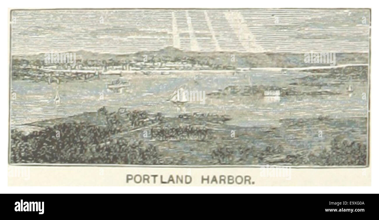 Old portland map hi-res stock photography and images - Alamy