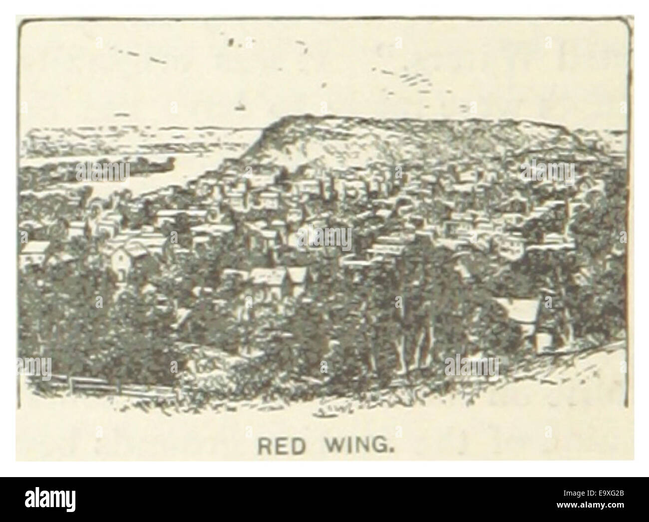 Red wing map Cut Out Stock Images & Pictures - Alamy