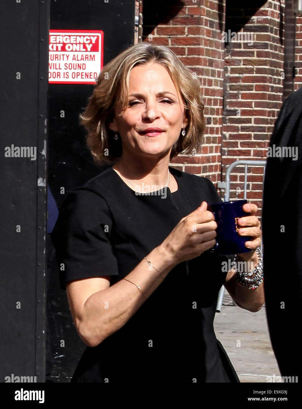 Amy Sedaris visits the Late show with David Letterman in NYC. Featuring ...