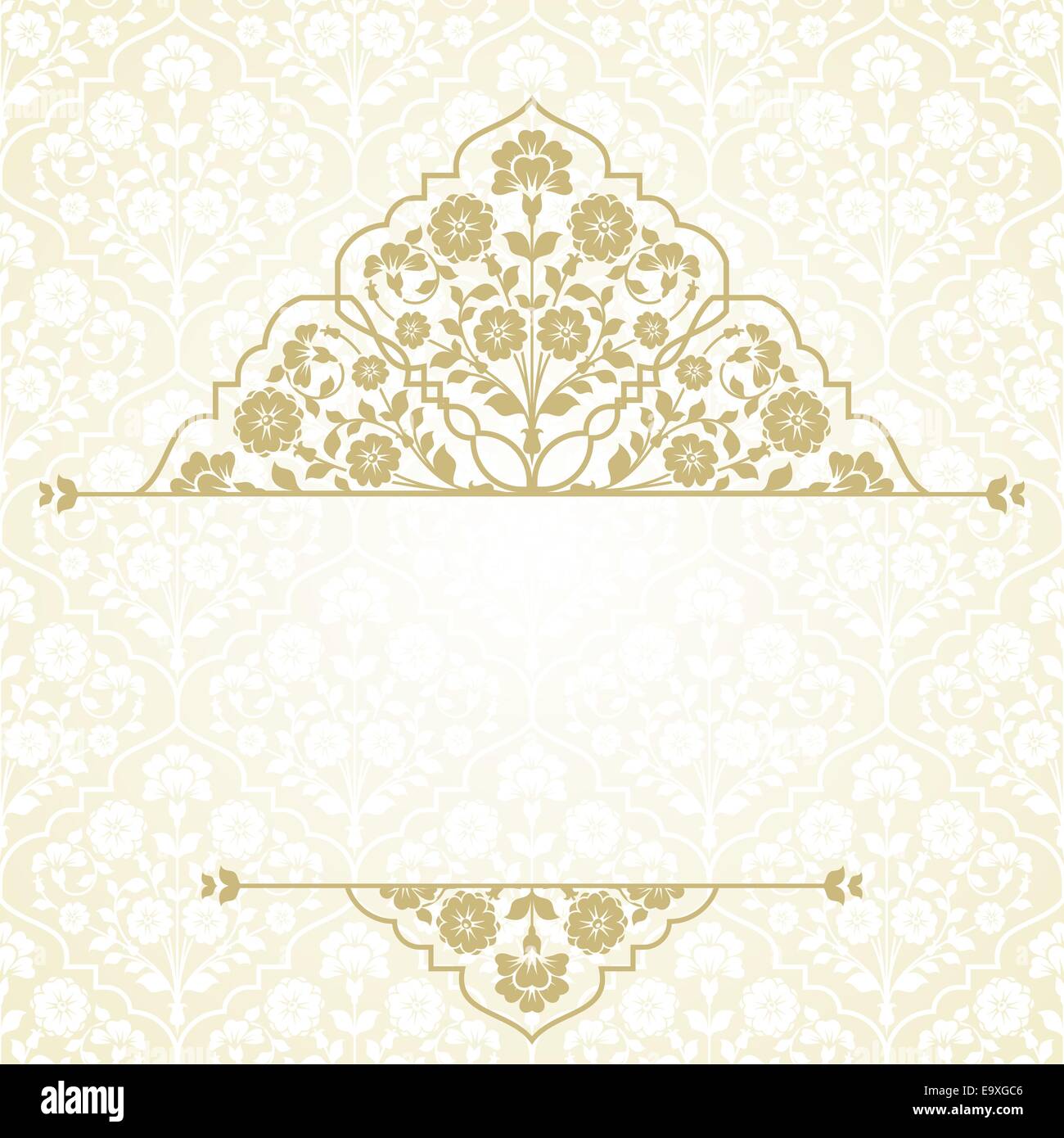 Floral pattern for invitation card Stock Photo - Alamy