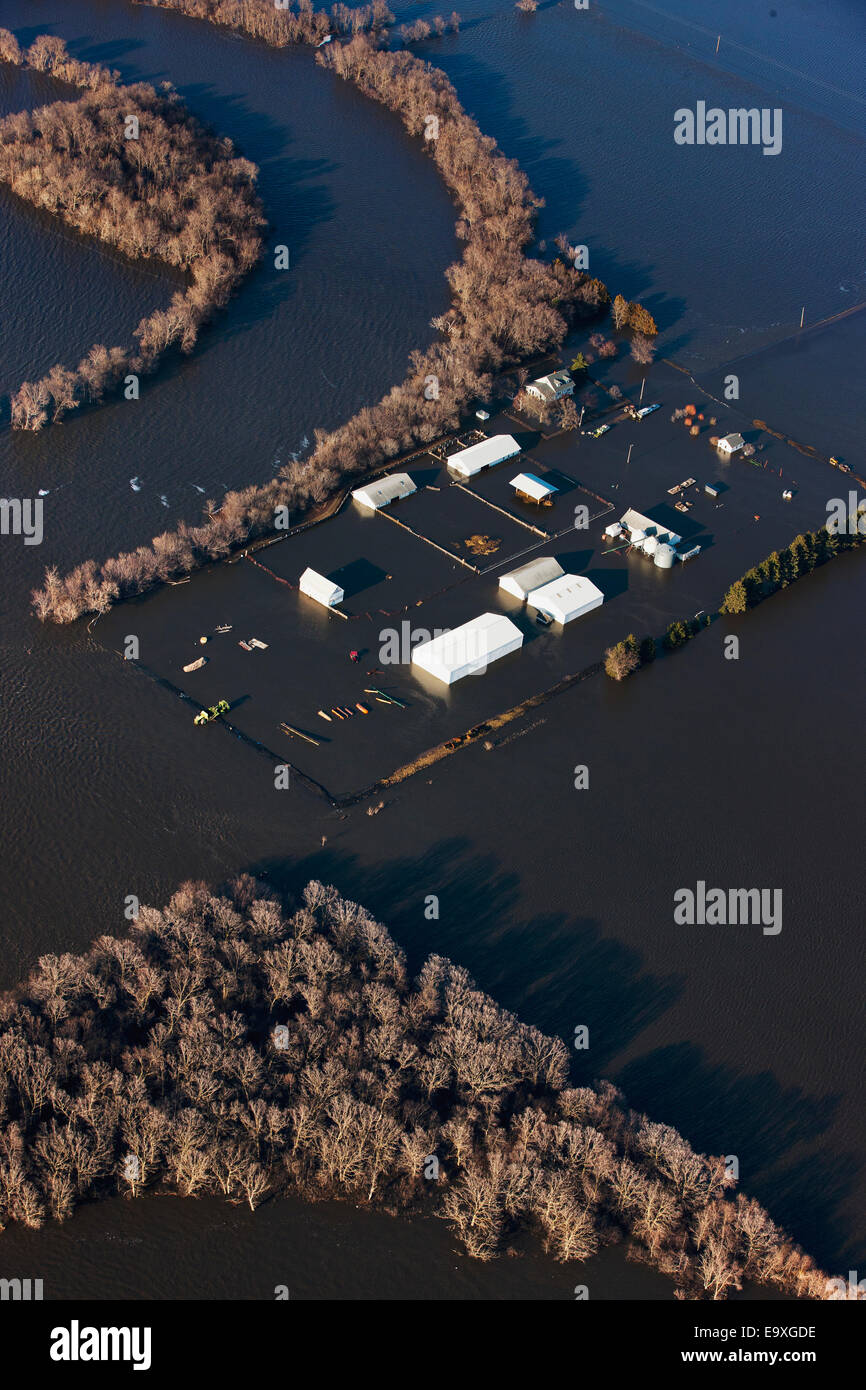 Dike aerial farm hi-res stock photography and images - Alamy