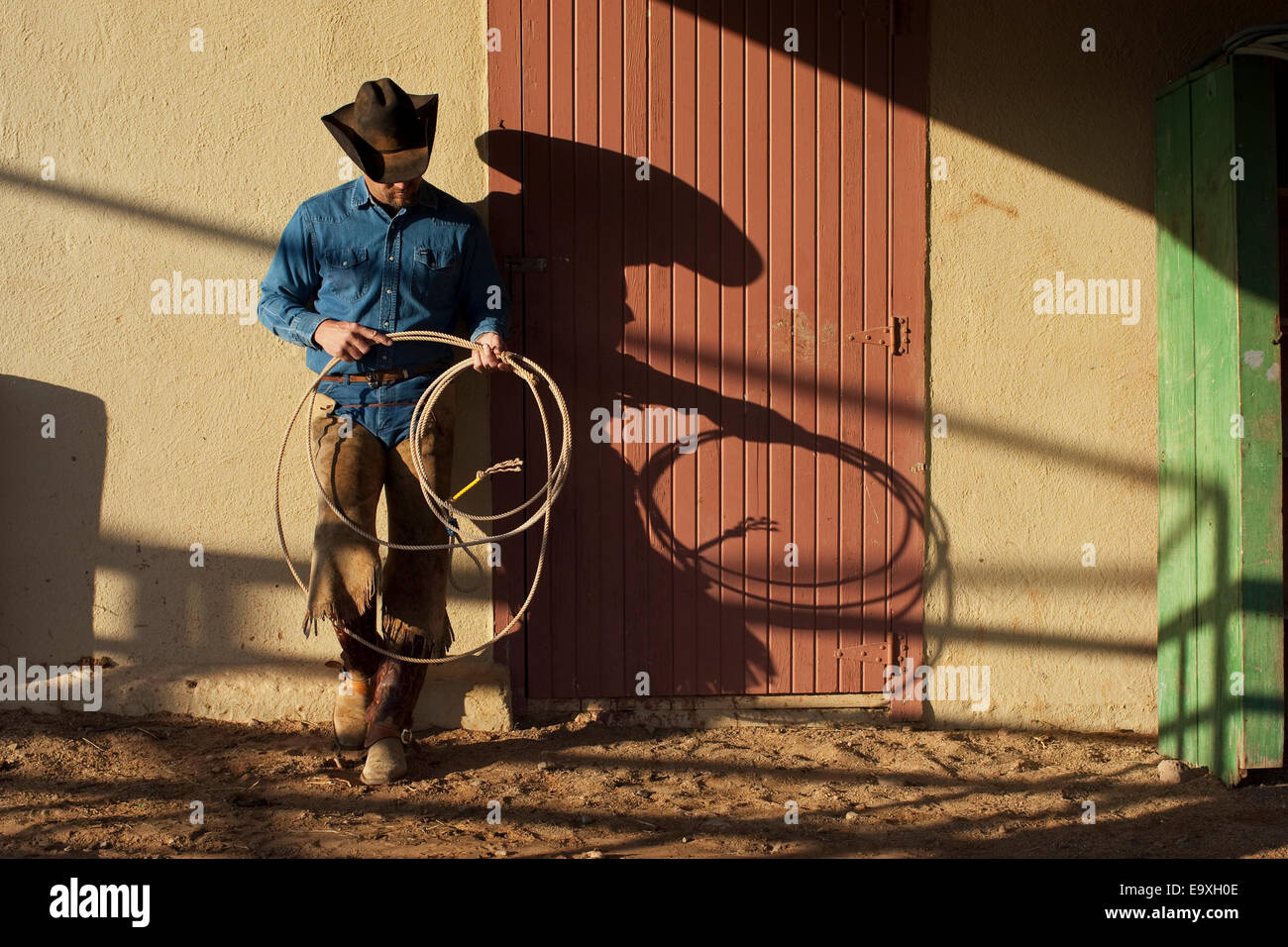 Texas Cowboy Lasso High Resolution Stock Photography and Images - Alamy