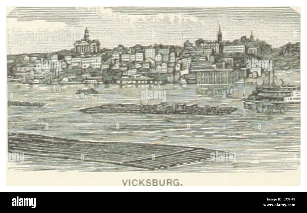 Vicksburg mississippi map hi-res stock photography and images - Alamy