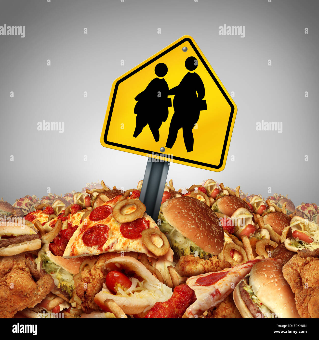 Fat Kids Eating Junk Food