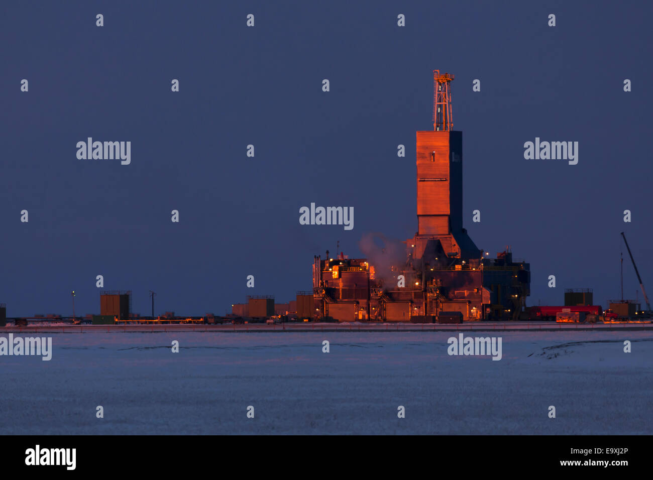 Oilfield,Alaska,Drilling Rig,Prudhoe Bay Stock Photo - Alamy