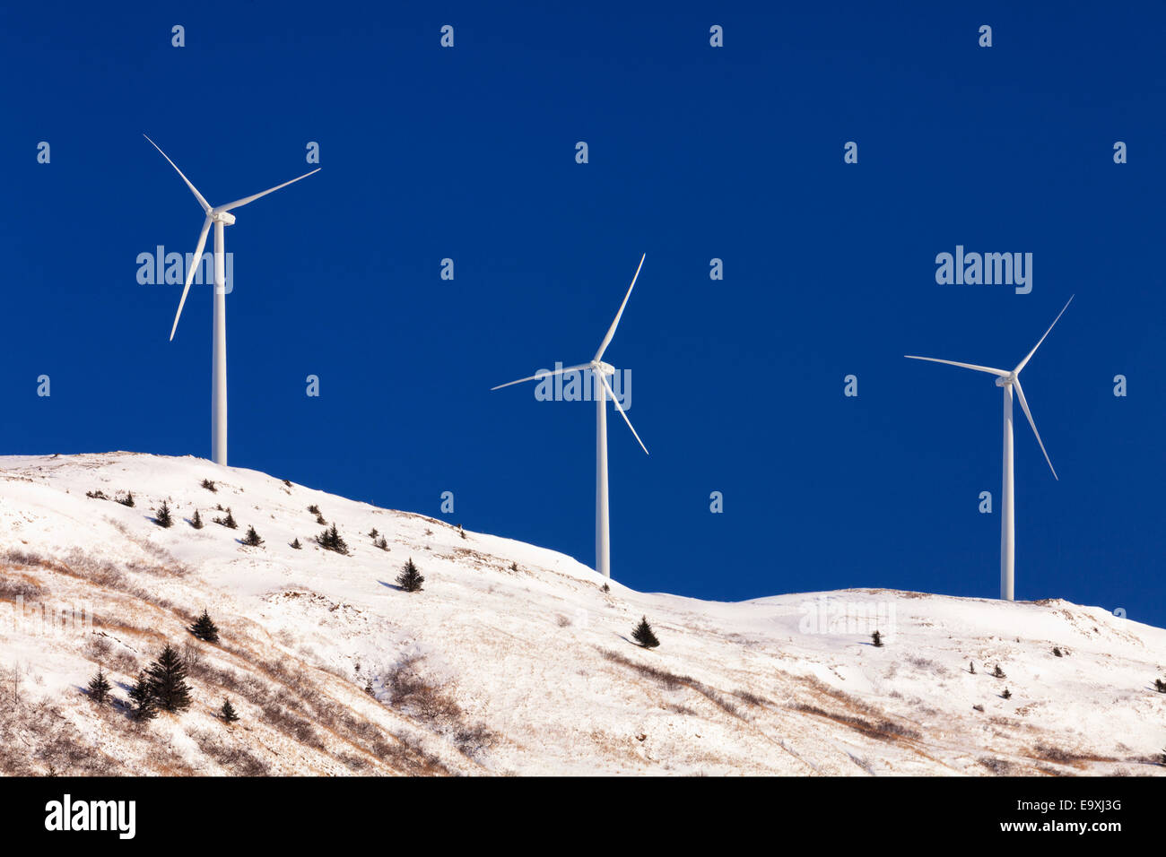 Kodiak island wind power hi-res stock photography and images - Alamy