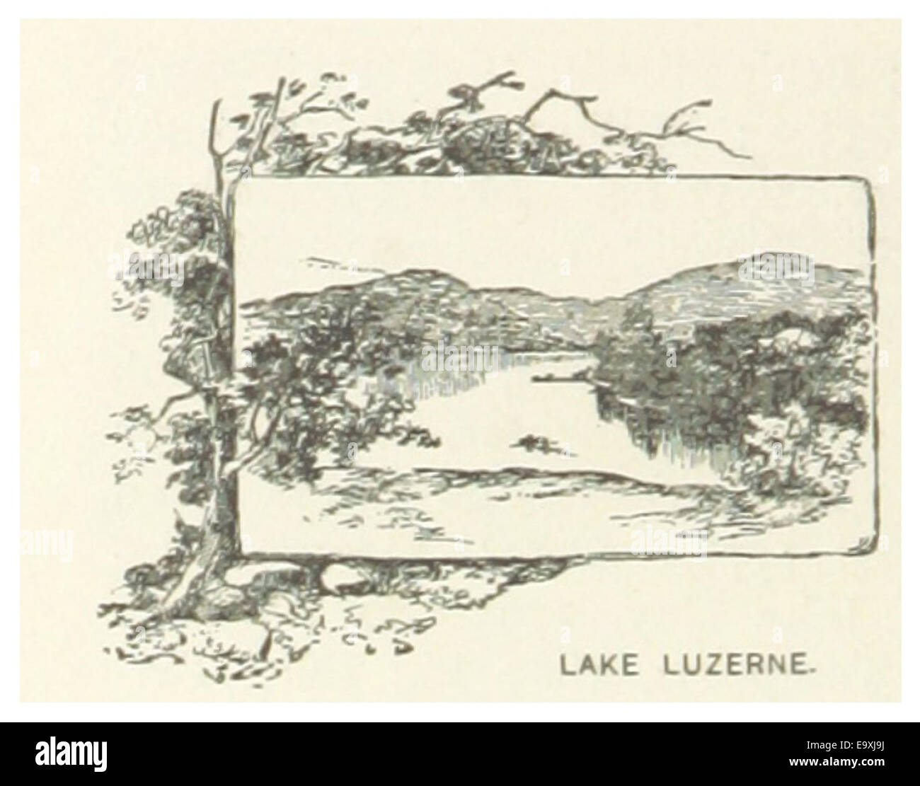 Luzerne map hi-res stock photography and images - Alamy