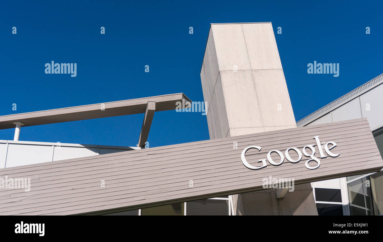Exterior view of Google's Googleplex Corporate headquarters Stock Photo ...