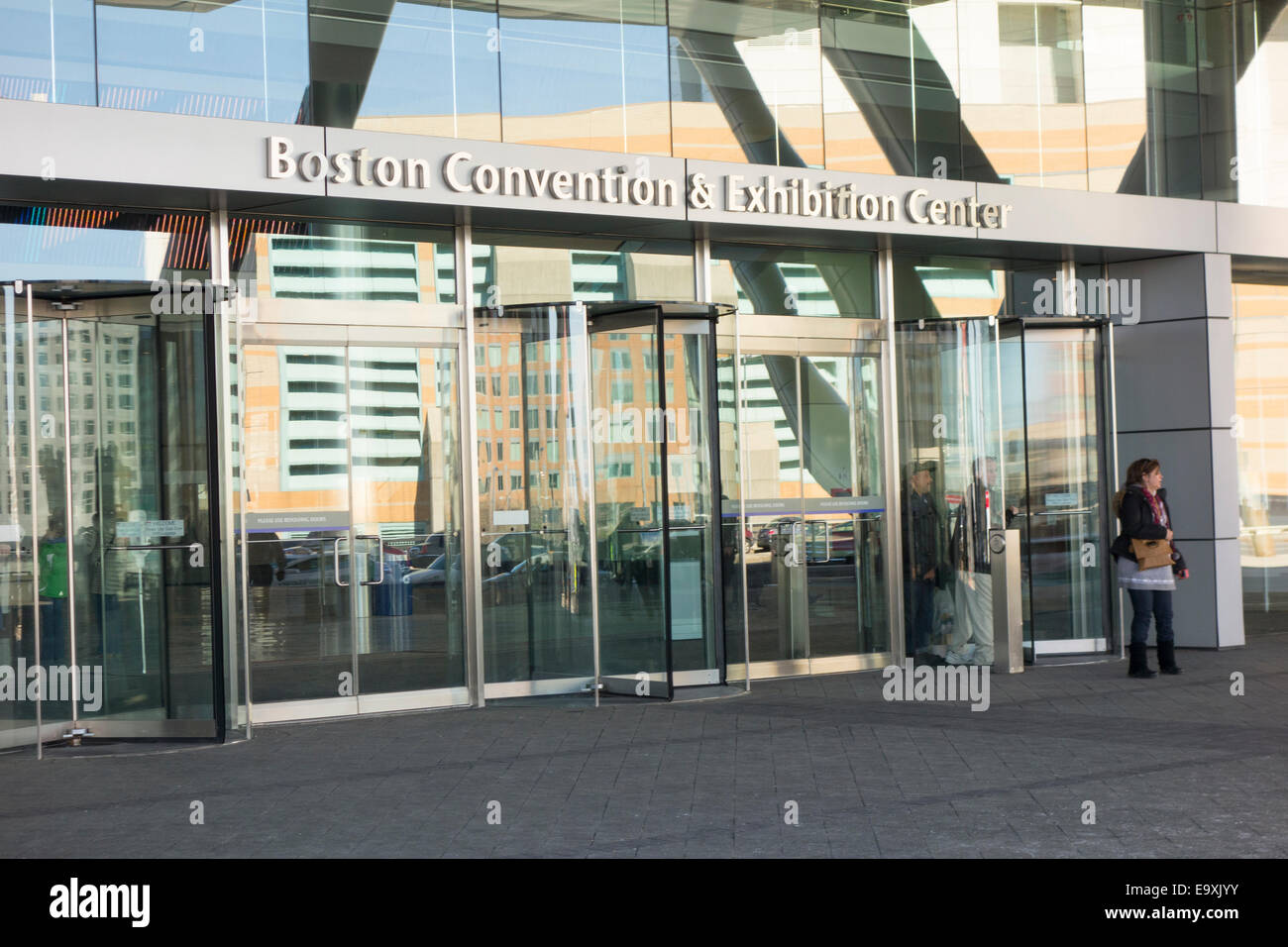 Boston Convention and Exhibition center MA Stock Photo - Alamy