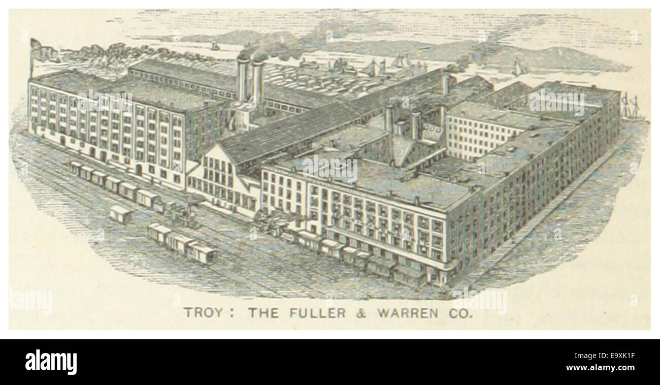 Map of troy hi-res stock photography and images - Alamy