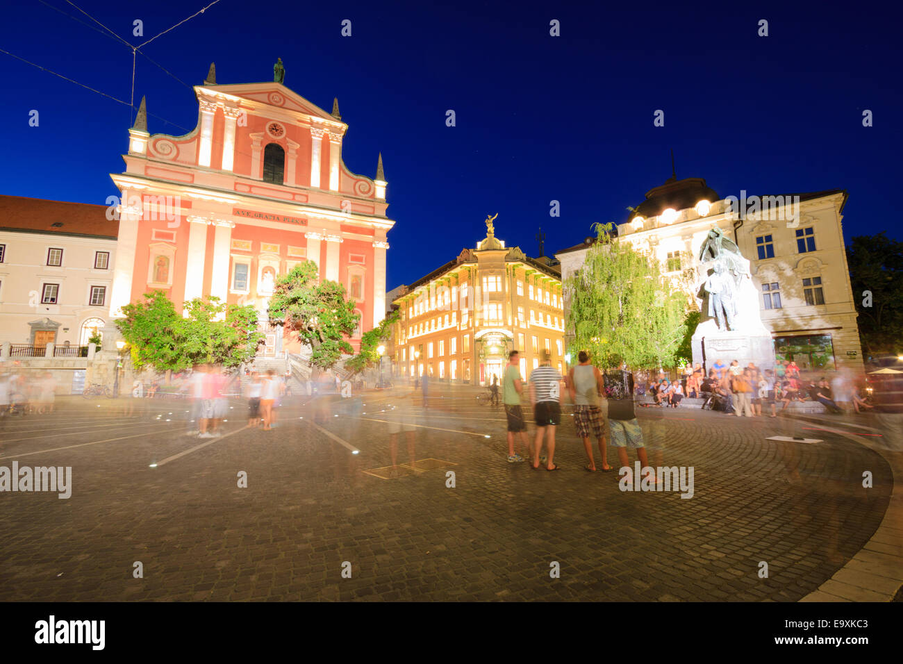Ljubljana preseren square hi-res stock photography and images - Alamy