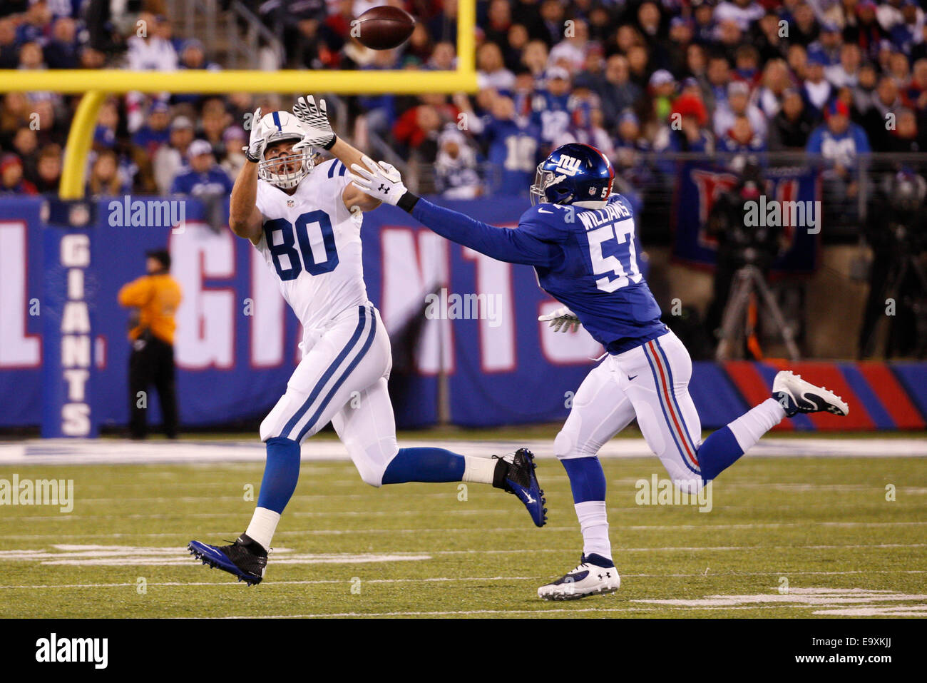 East Rutherford, New Jersey, USA. 3rd Nov, 2014. Indianapolis Colts ...