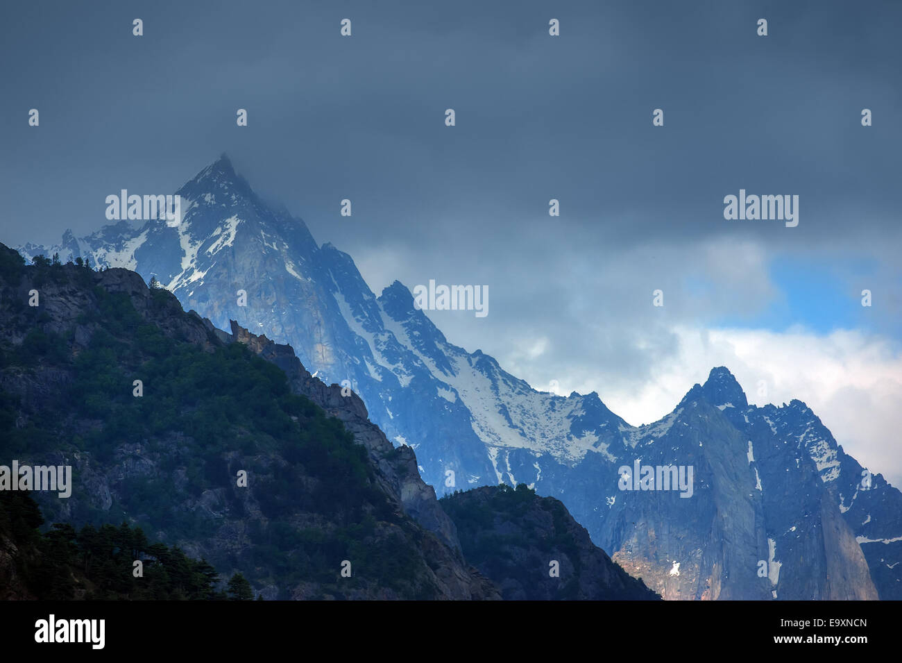 himalayas mountain in summer time Stock Photo - Alamy