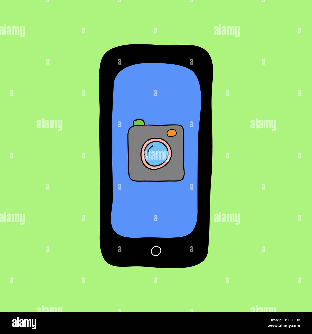 Draw camera cartoon hi-res stock photography and images - Alamy