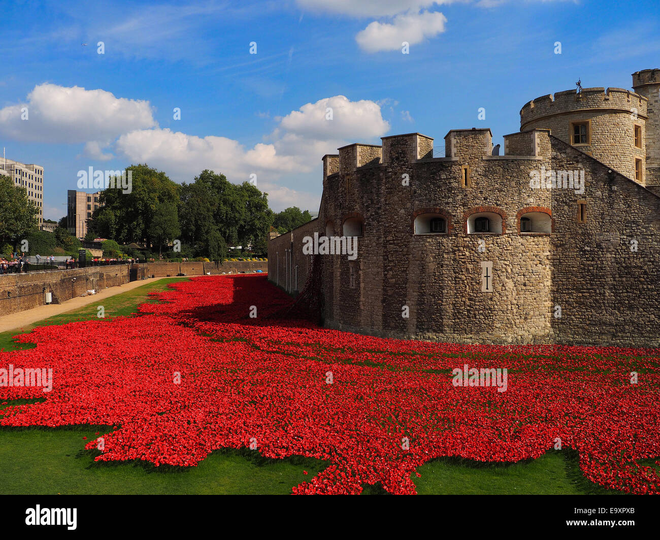 Tower of london moat hi-res stock photography and images - Alamy